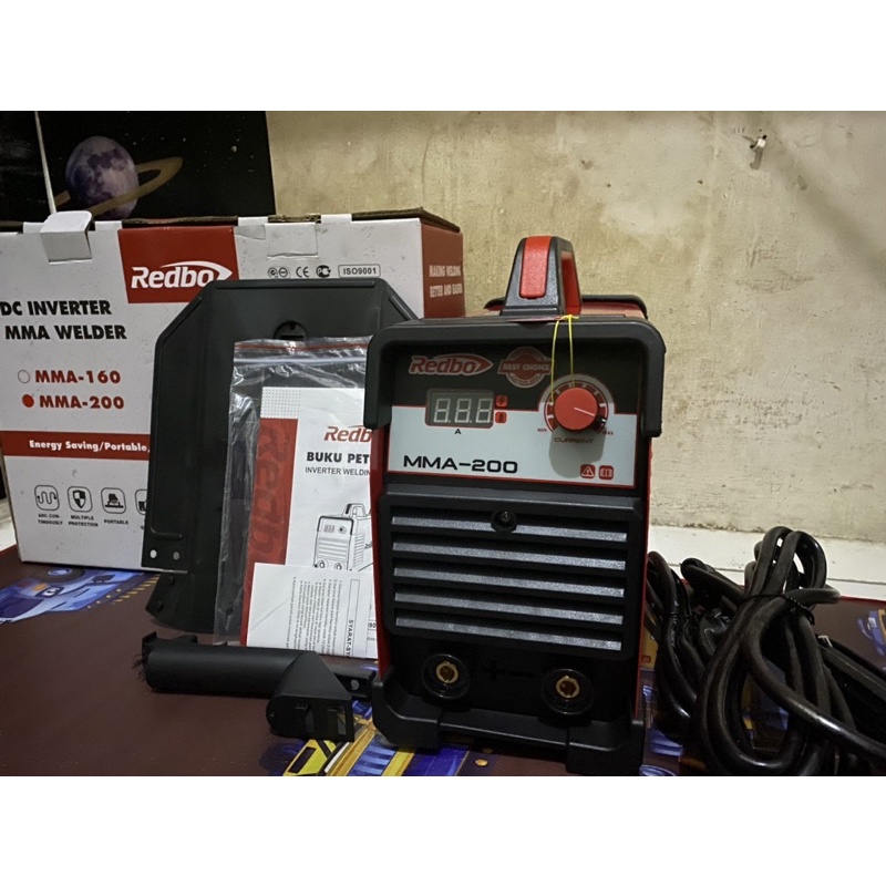 Jual MESIN LAS LISTRIK INVENTER REDBO MMA-200 INVENTER 1PHASE 220V ...