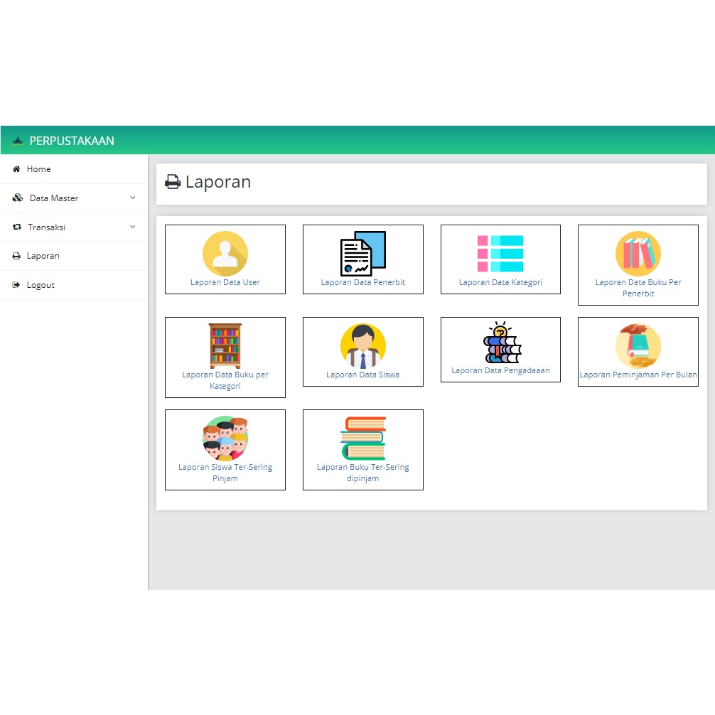 Jual APLIKASI PERPUSTAKAAN ONLINE BERBASIS WEBSITE PHP MYSQL Indonesia ...