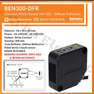 Jual Photo Sensor / Photoelectric Sensor Autonics BEN300-DFR ORIGINAL | Shopee Indonesia