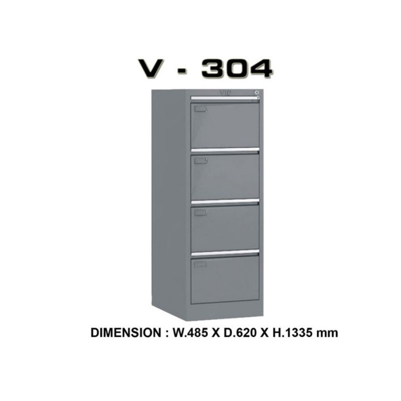 Jual TEMPAT PENYIMPANAN FILLING CABINET BESI 4 LACI | Shopee Indonesia