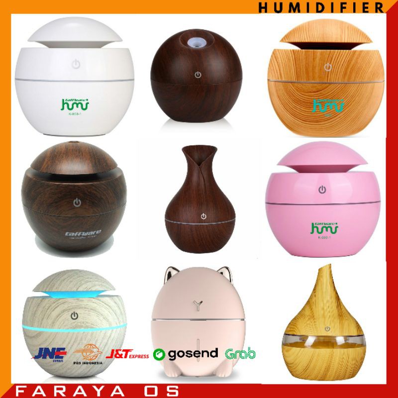 Jual Ultrasonic Humidifier Aroma Essential Oil Diffuser Varian #1 ...