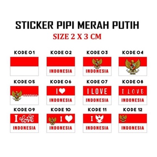 Jual Bendera Pipi Sticker Pipi Agustusan, Karnaval, Ceremony, Support ...