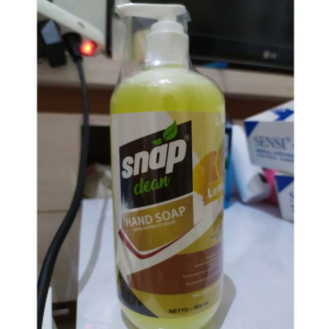 Jual Snap Clean Handsoap Handwash 500 ML Sabun Cuci Tangan Anti ...