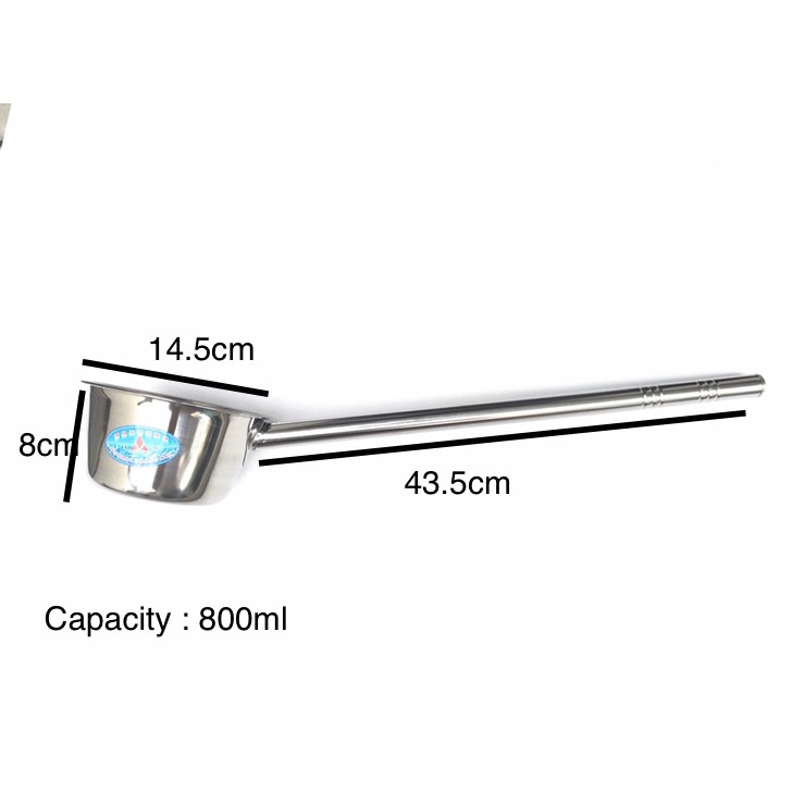 Jual Gayung air panas kecap kuah stainless steel 14.5CM | Shopee Indonesia