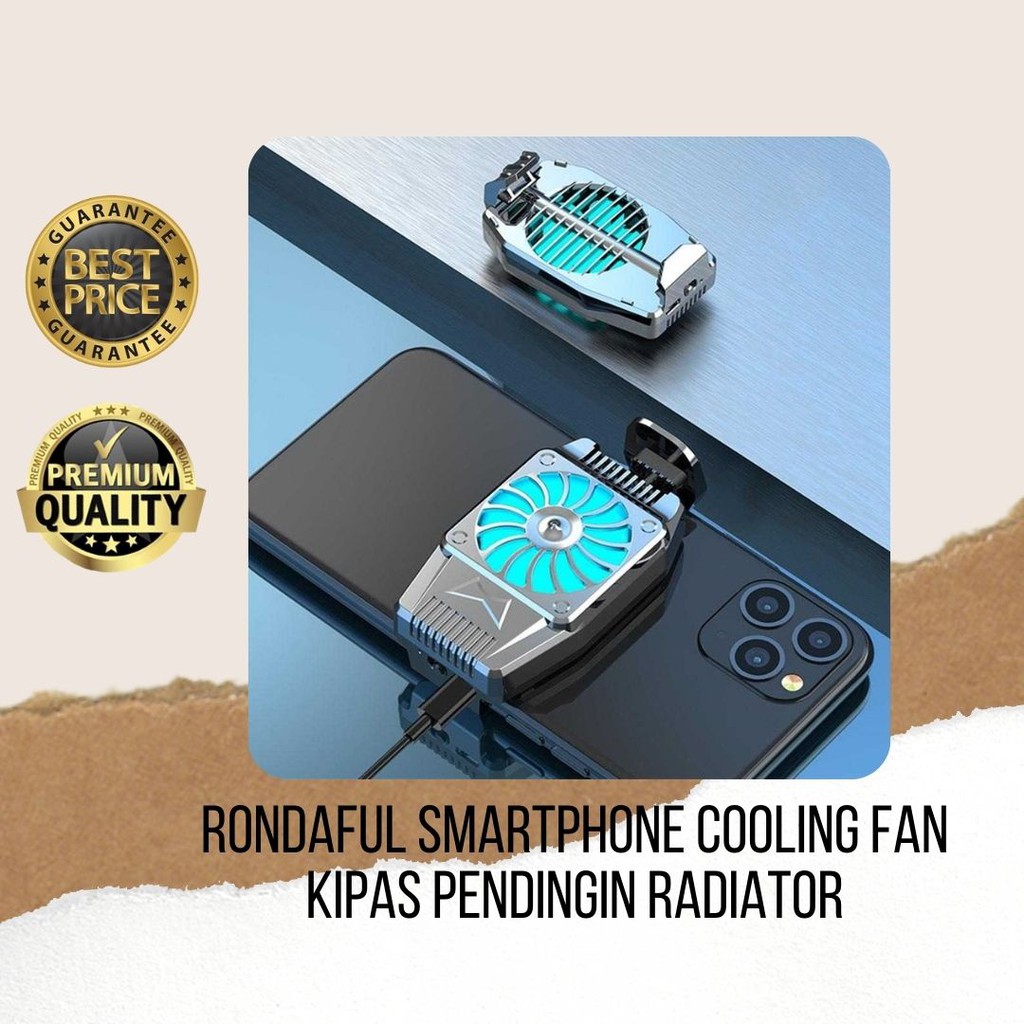 RondaFul Smartphone Cooling Fan Kipas Pendingin Radiator | Pendingin Hp ...