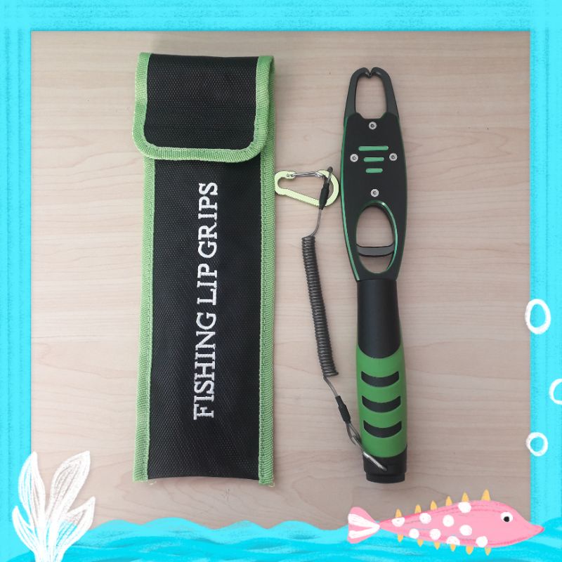 Jual Alat Penjepit Mulut Ikan Dengan Timbangan Lip Grip Fishing Tool ...