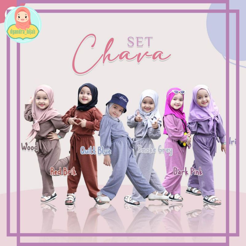 Jual One Set Oneset Setelan Anak Perempuan Chava Set Almahyra (Tanpa Jilbab) | Shopee Indonesia