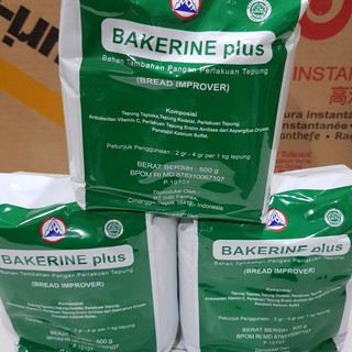 Jual BREAD IMPROVER BAKERINE PLUS 500 gram / PELEMBUT ROTI bakerin ...