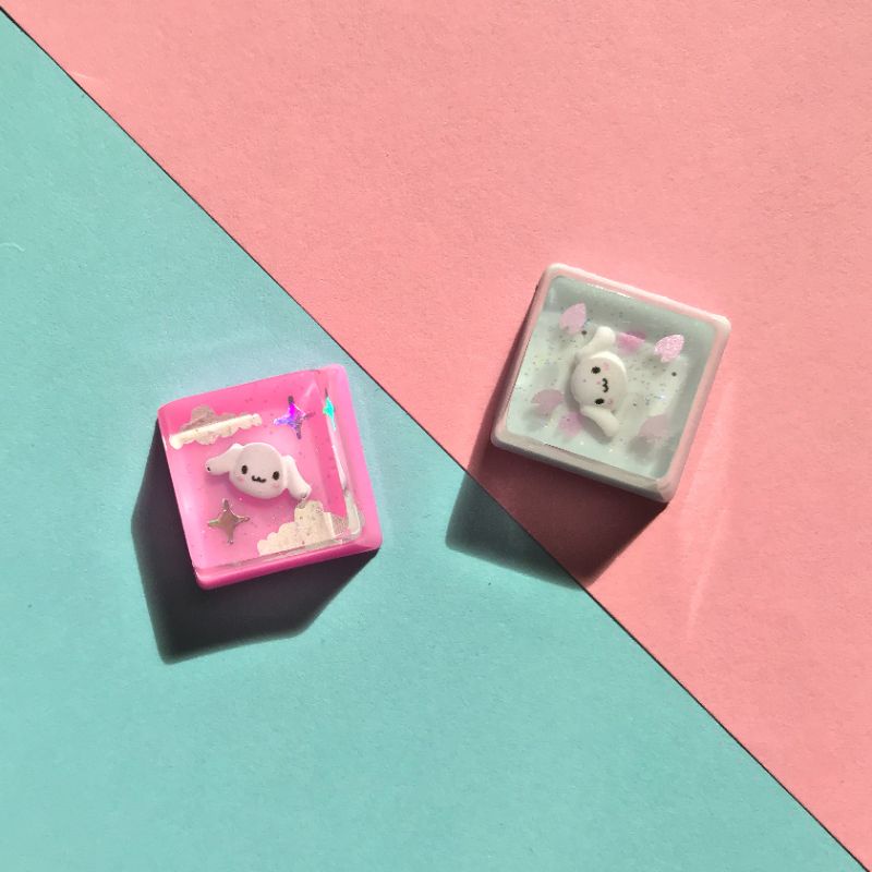 Jual Cinnamoroll Keycaps / Keycap resin/ keycap custom Indonesia|Shopee ...