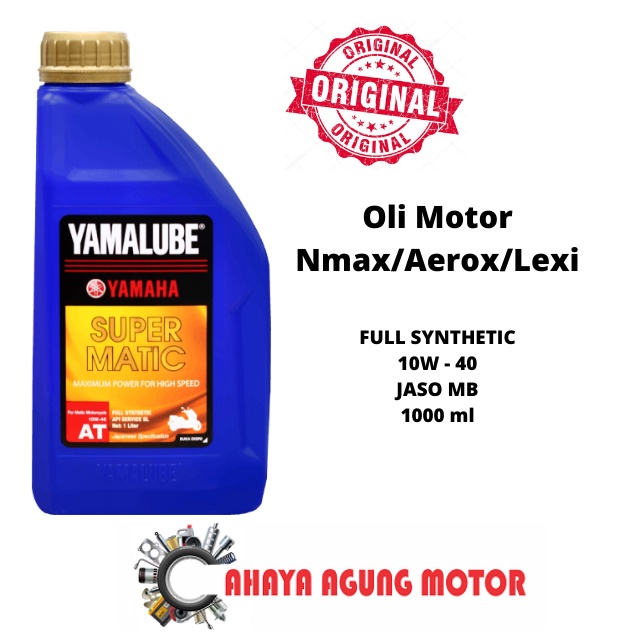 Jual Oli Motor NMAX Yamalube Super Matic SAE 10W-40 100% ORIGINAL ...