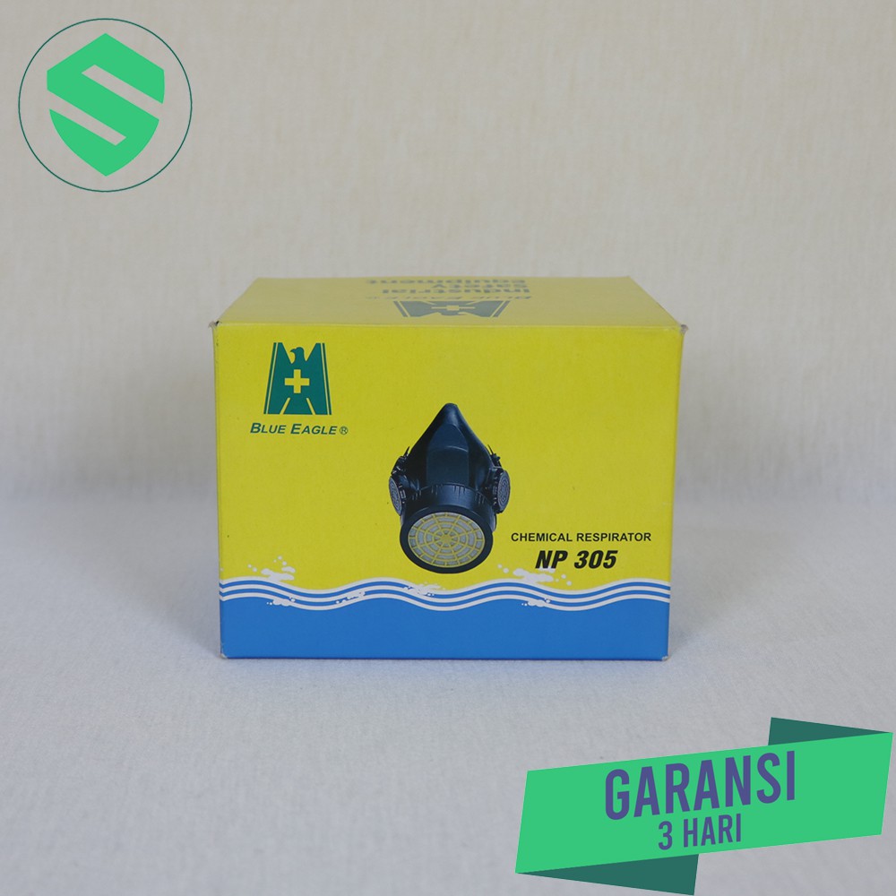 Jual Respirator NP305 Blue Eagle l Masker Kimia l Chemical Safety ...