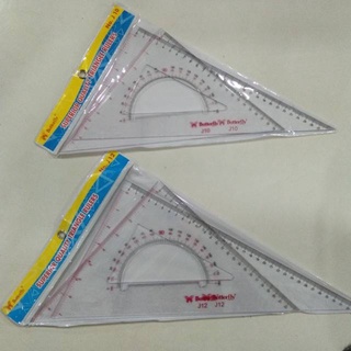 Jual Penggaris Classic Butterfly (Segitiga siku - segitiga sama sisi ...