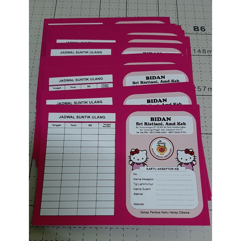 Jual Kartu KB (Bidan / Mantri) | Shopee Indonesia