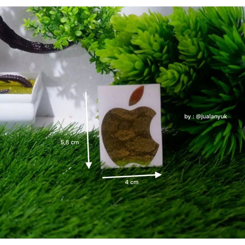 Jual Cutting sticker logo apple iphone variasi warna untuk dimobil ...