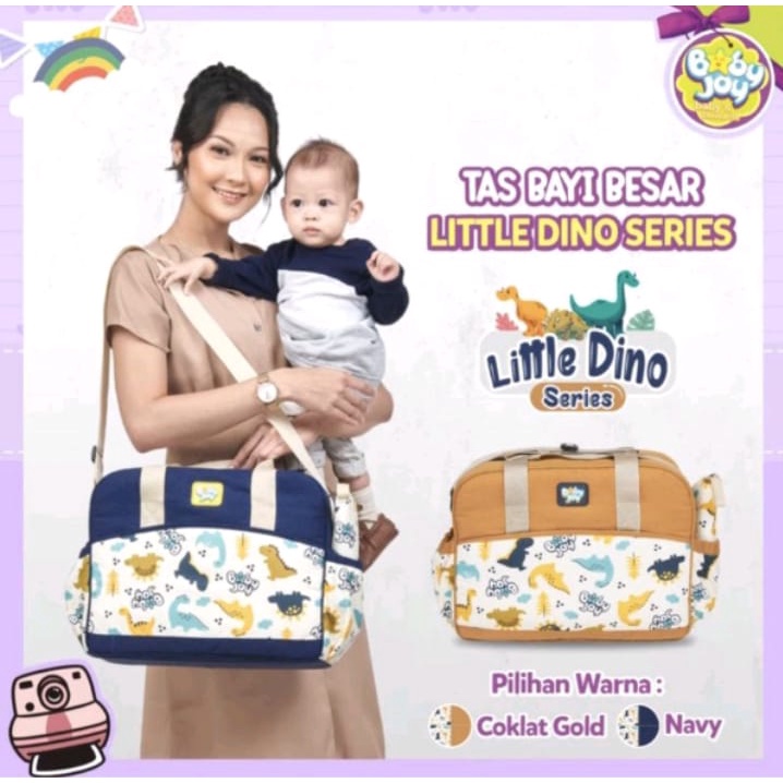 Jual Baby Joy Tas Bayi Besar + Tabung Botol Susu Little Dino Series ...