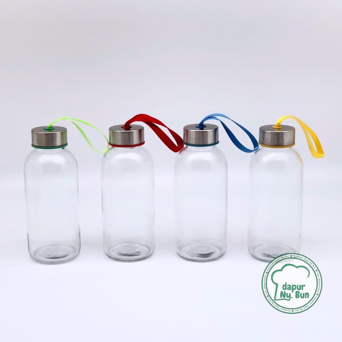 Jual Botol Minum Kaca / Ukuran 310ml / Round Bottle / Kecil | Shopee ...