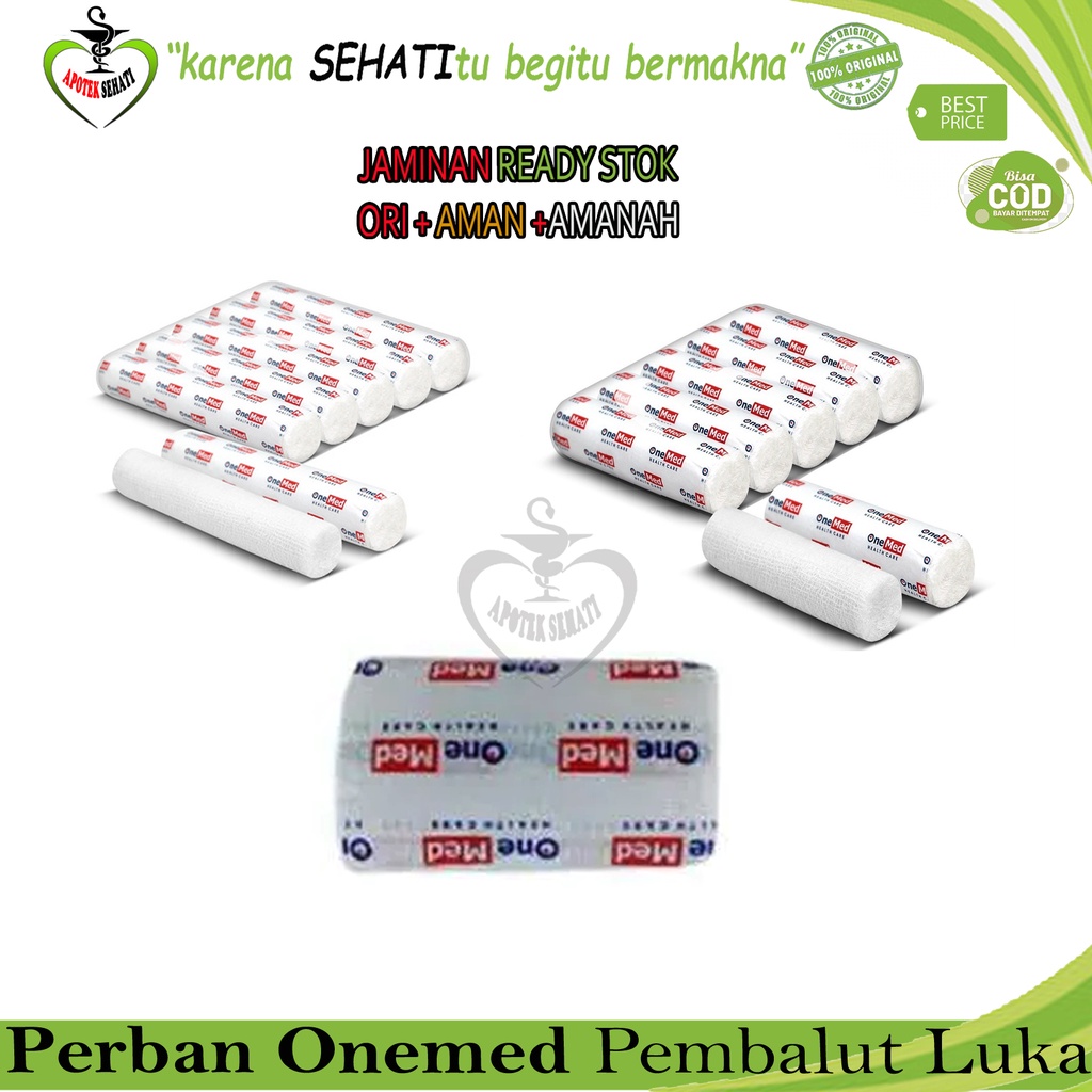 Jual Perban Verban Ukuran 5 10 15 Cm Pembalut Luka Onemed | Shopee ...