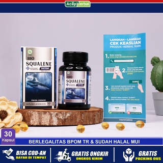 Jual BIO SQUALENE 30 Kapsul Lunak Obat Herbal Batuk Pilek Berdahak Ibu ...