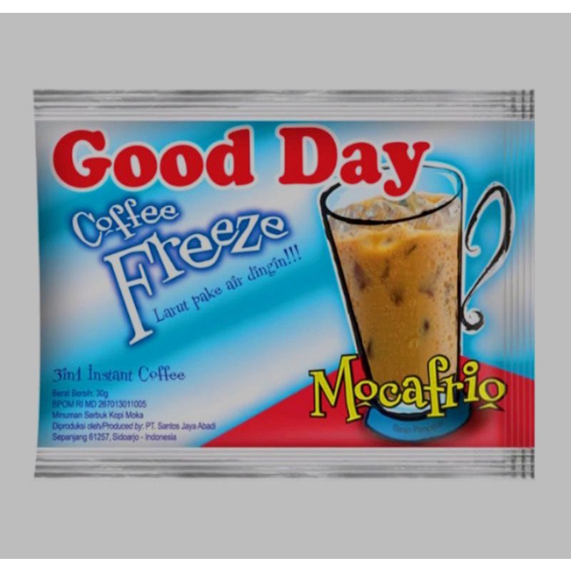 Jual Good Day Coffee Freeze Mocafrio 10 sachet | Shopee Indonesia
