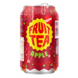 Jual Fruit Tea Can / Kaleng Apel 318 ml 1 Dus (isi 24 pcs) Indonesia ...
