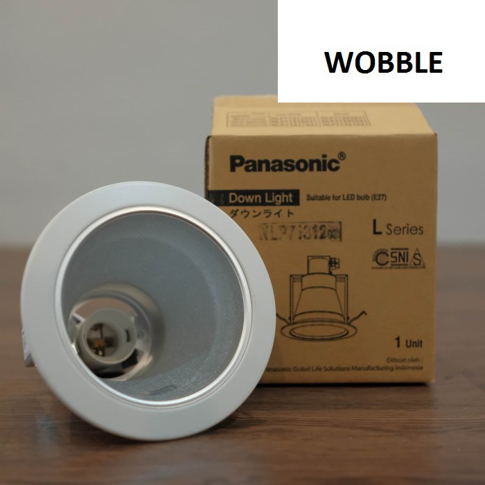 Jual Downlight Fitting Panasonic 4" NLP71312-031 Cool White Silver ...