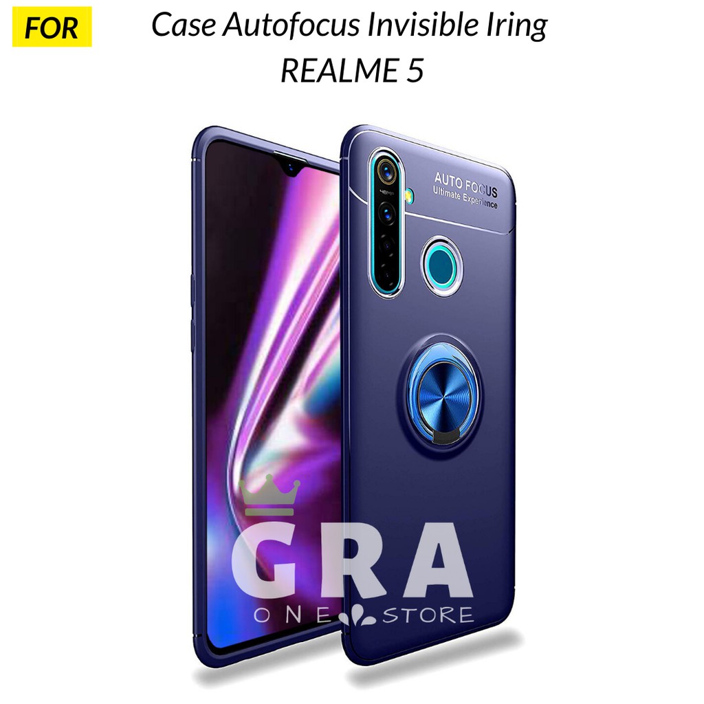 Jual GRA Case REALME 5 Case Autofocus Invisible Iring SoftCase | Shopee ...