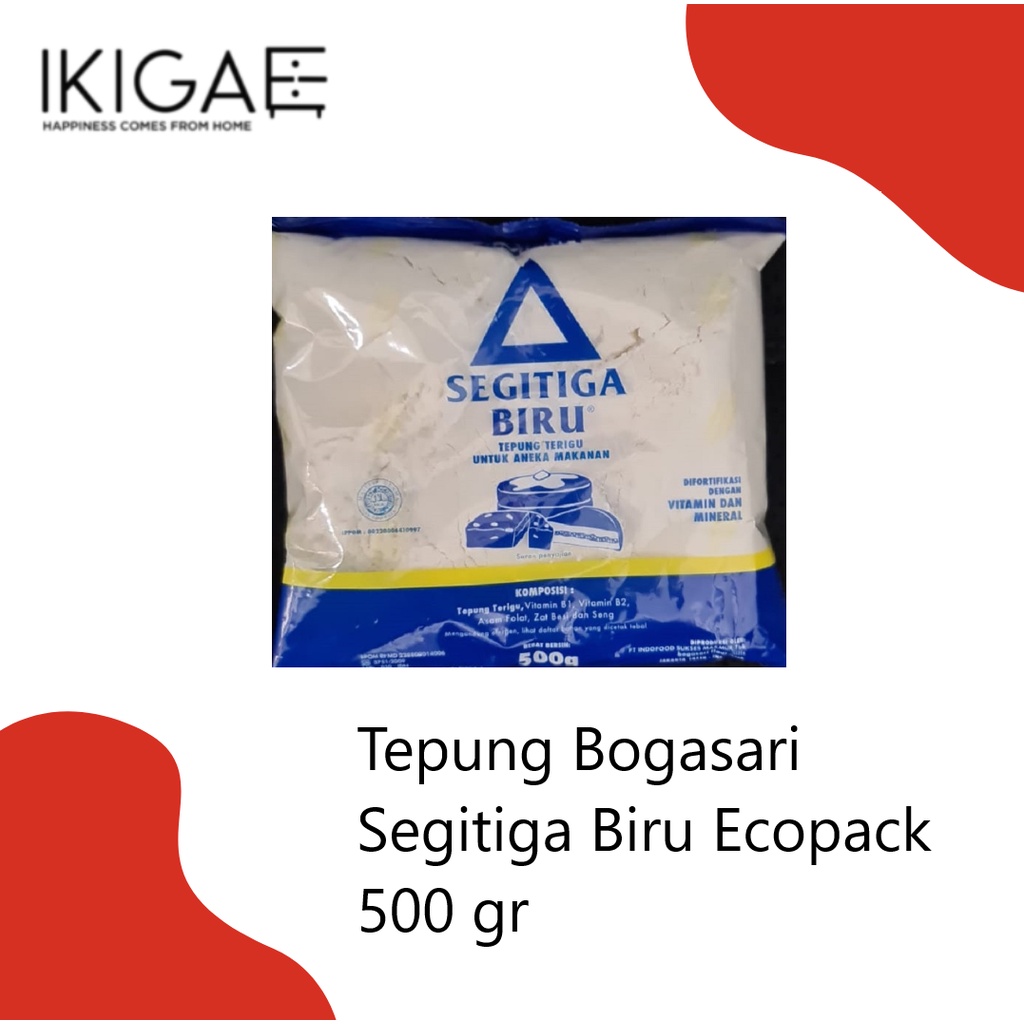 Jual TEPUNG TERIGU BOGASARI SEGITIGA BIRU 500 GR | Shopee Indonesia