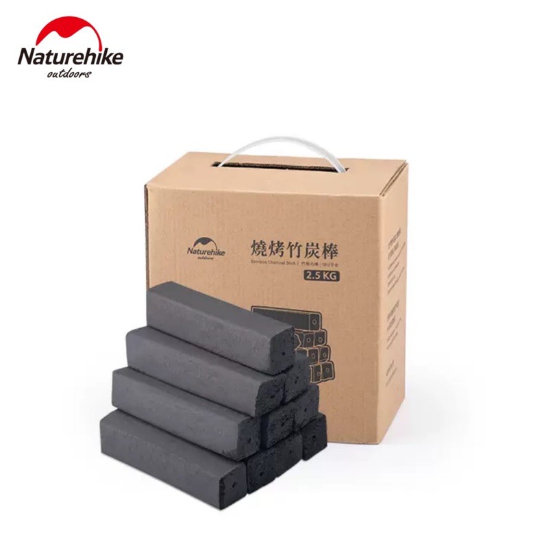 Jual ARANG BAMBU 2.5KG NATUREHIKE NH20SK005 SMOKELESS BBQ BAMBOO ...