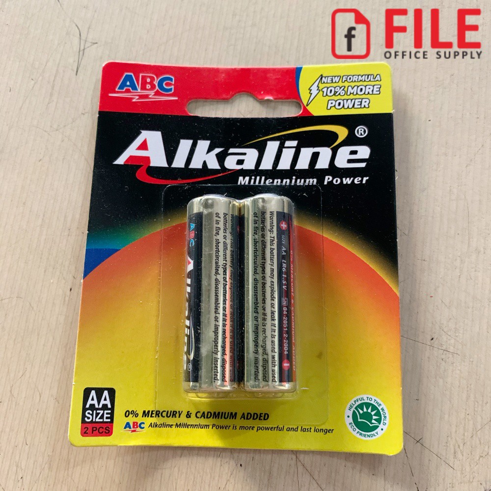 Jual Batu Baterai ABC Alkaline AA (isi 2 pcs) | Shopee Indonesia
