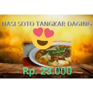 Jual SOTO DAGING TANGKAR SUSU + NASI | Shopee Indonesia