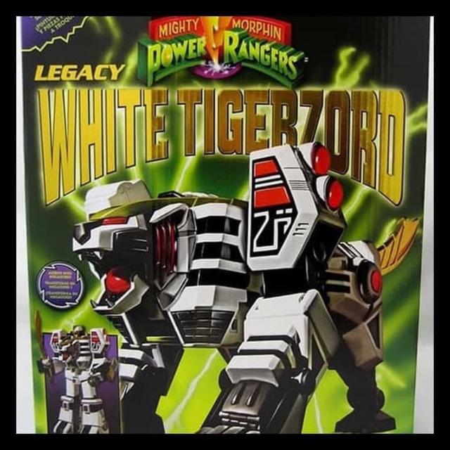 Jual Legacy White tiger zord power rangers new bandai | Shopee Indonesia