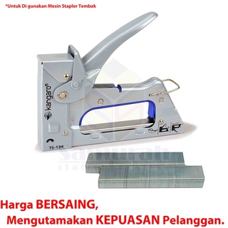 Jual Isi Staples Tembak Kangaro TR 13/6 / Refill Gun Tacker 6mm ( 1/4 ...