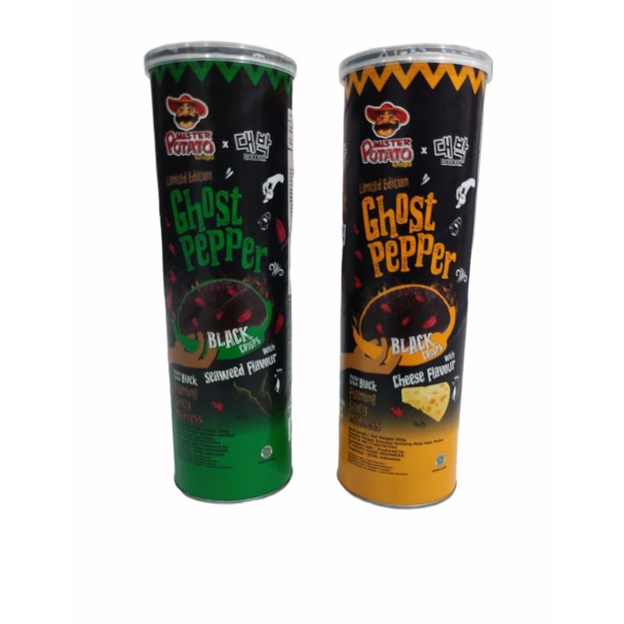 Jual Mister Potato Ghost Pepper Crisps Seaweed, Cheese 100 gr | Mister ...