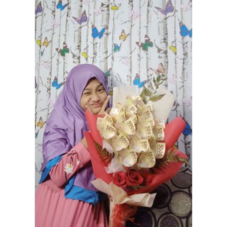 Jual buket uang asli lima ribu/buket wisuda/wedding bucket/buket ...