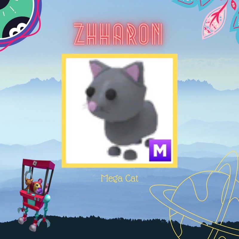 Jual Roblox Adopt Me MEGA NEON CAT (common) | Shopee Indonesia