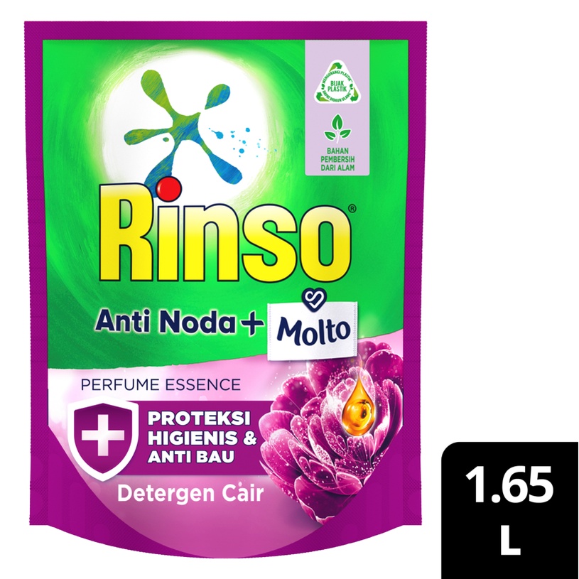Jual Rinso Molto Perfume Essence Liquid Deterjen Cair 1.65 L | Shopee ...