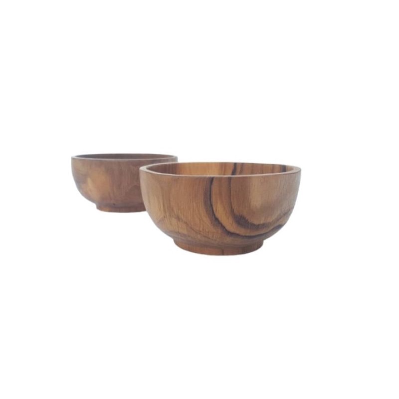 Jual Wooden bowl | Mangkuk kayu jati | Mangkok kayu murah | Mangkok mie ...