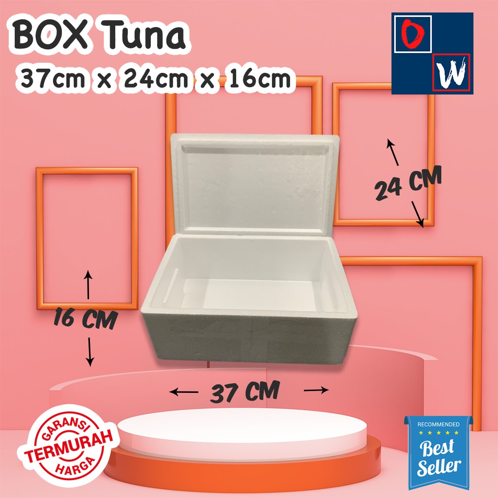 Jual Box Styrofoam Tuna 37 x 24 x 16cm Box Sterofoam Box Stereofoam ...