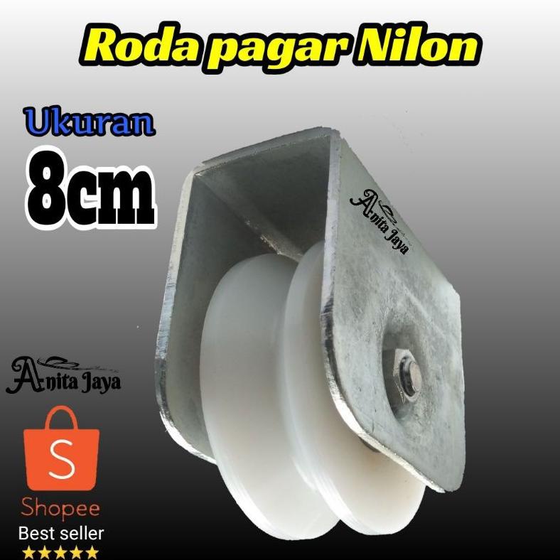 Jual Roda Pagar Nilon 8Cm Roda Pintu Gerbang | Shopee Indonesia
