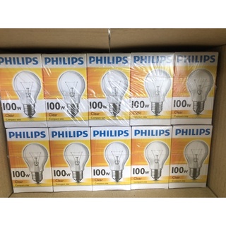 Jual Lampu Pijar Philips Clear 100W A55 CL E27 Standard Bulb | Shopee ...