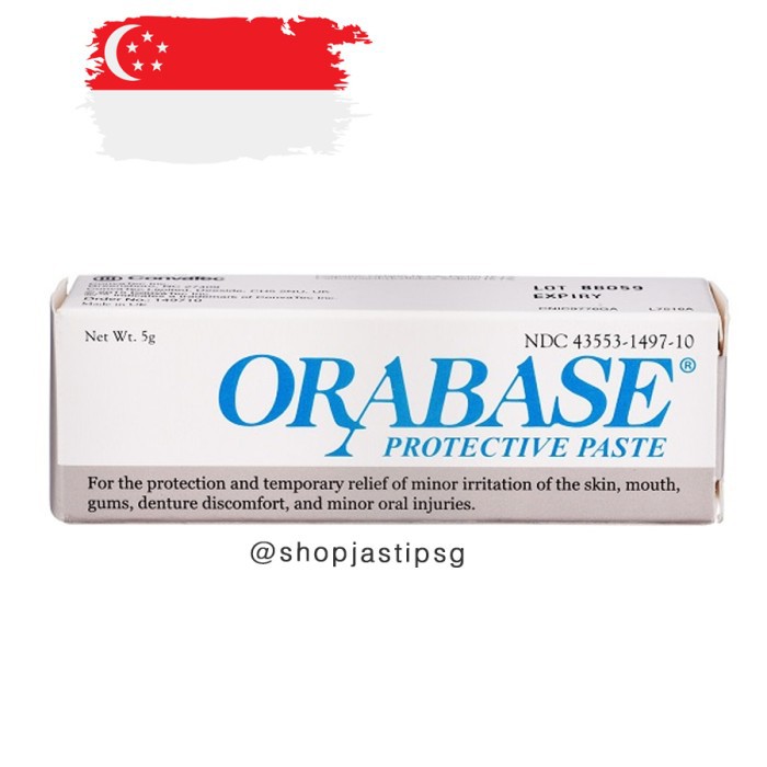 Jual Orabase Protective Paste 5g Singapore Obat Salep Kulit Luka Mulut ...