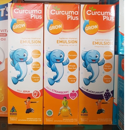Jual Curcuma Plus Grow Emulsion 200ml | Shopee Indonesia
