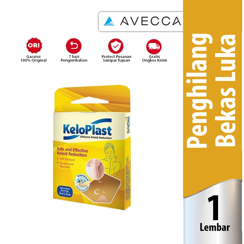 Jual Keloplast Silicon Keloid Reduction Waterproof ukuran 5 x 6 Cm ...