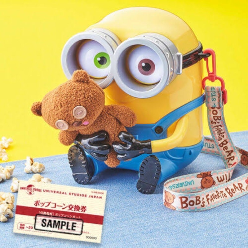 Jual bob and tim popcorn bucket minion PO universal studios | Shopee ...