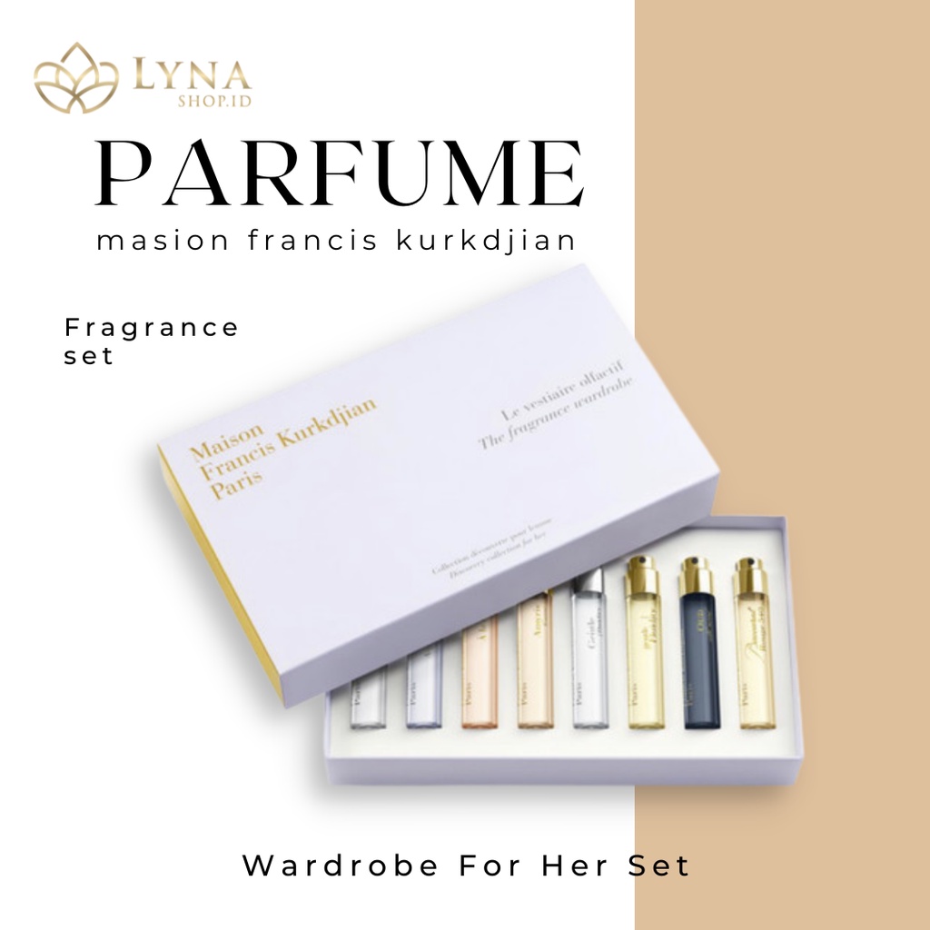 Jual SATUAN - Maison Francis Kurkdjian Wardrobe for Her Set | MFK wardrobe for her | MFK parfum ...