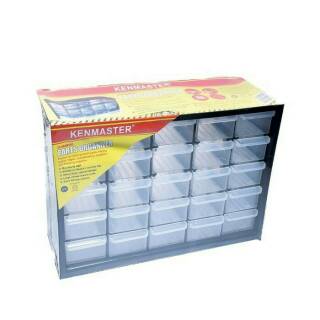Jual Rak baut drawer box laci susun kenmaster 25pcs part organizer ...