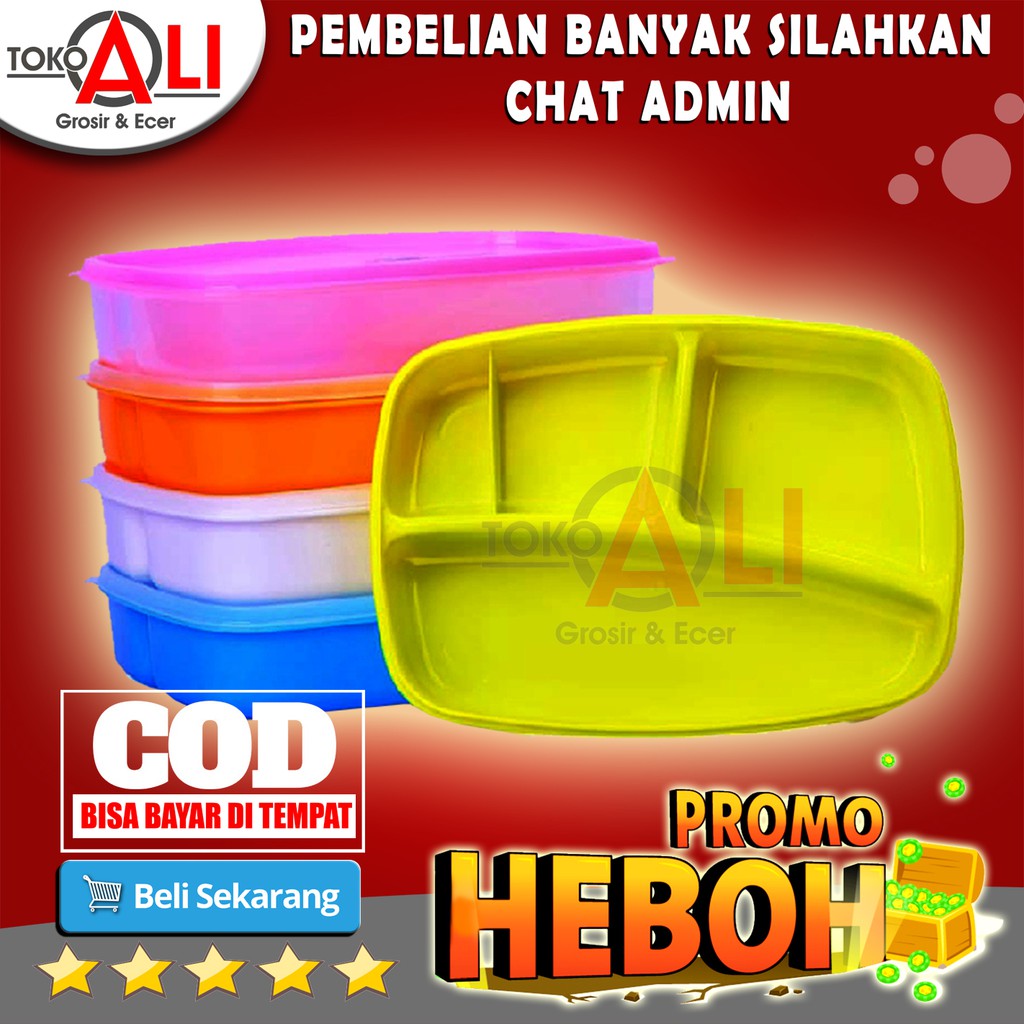 Jual Kotak makan NU MAN Lengkap Tempat Lauk Pauk / Tempat Nasi Murah ...