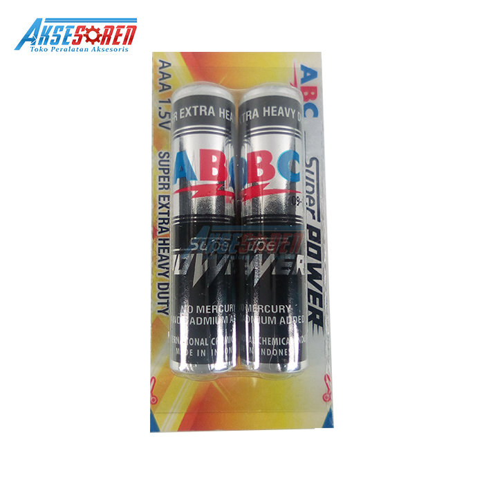 Jual Baterai ABC Super Power Tipe AAA [R03] / Battery Remote Ukuran ...