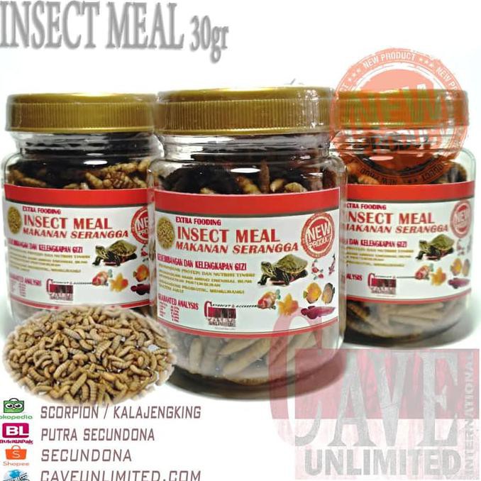 Jual Makanan serangga kering Insect insecta meal pakan burung ikan ...