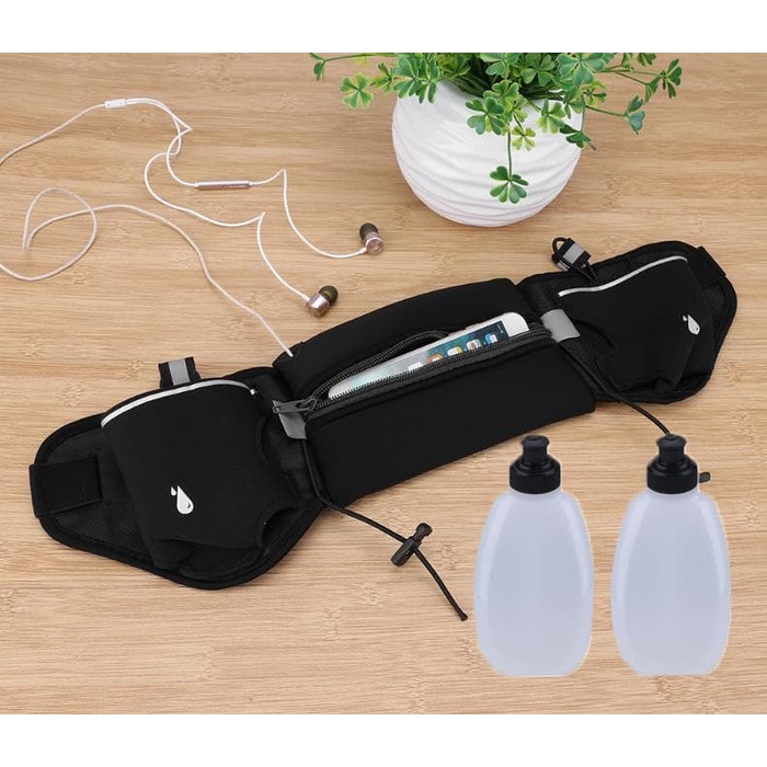 Jual Tas Pinggang Olah Raga Lari Jogging Jalan Marathon 2 Botol ...